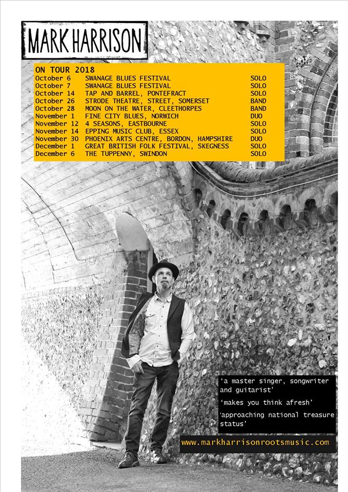 Mark Harrison, new album and tour - Dancing About Architecture